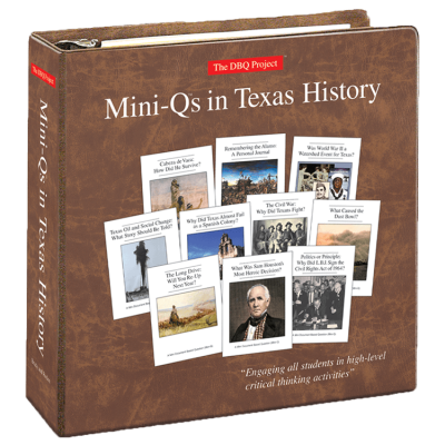 Texas History - The DBQ Project